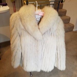 Saga Furs Jackets & Coats | Genuine Saga Silver Fox Fur Coat Short Jacket Real | Poshmark